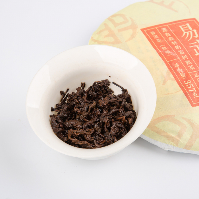 后月 易武古醇 2019年 357g/饼 熟茶 易武大树早春茶发酵 普洱茶 - 后月古树茶 - 源自森林的古树茶